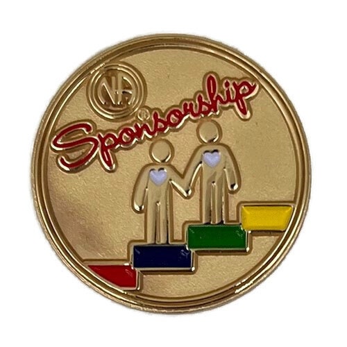 Narcotics Anonymous "Sponsorship" Medallion – Recovery Bling