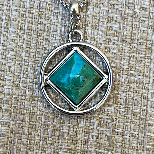 Narcotics Anonymous Stone Pendant – Recovery Bling